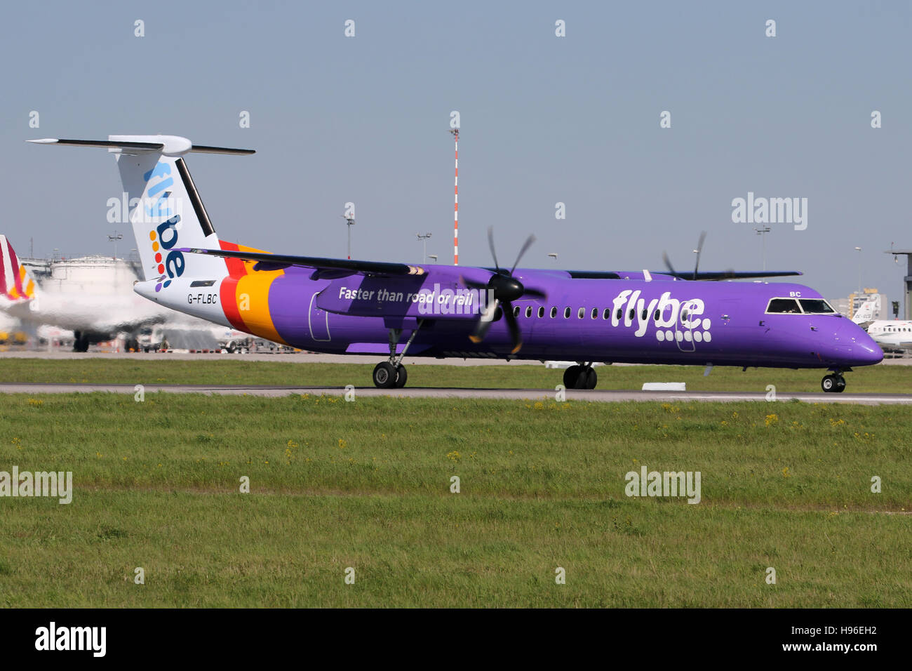 Stuttgart, Germany – May 05, 2016: Flybe, Bombardier Dash Q400 at ...