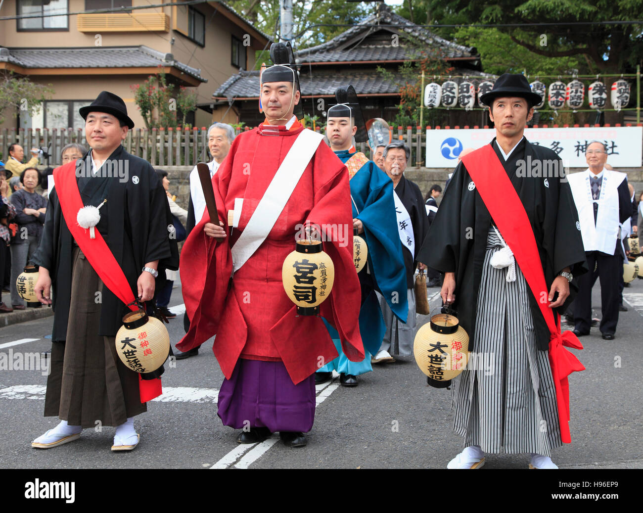 Japan, Sakura City, festival, people, procession Stock Photo - Alamy