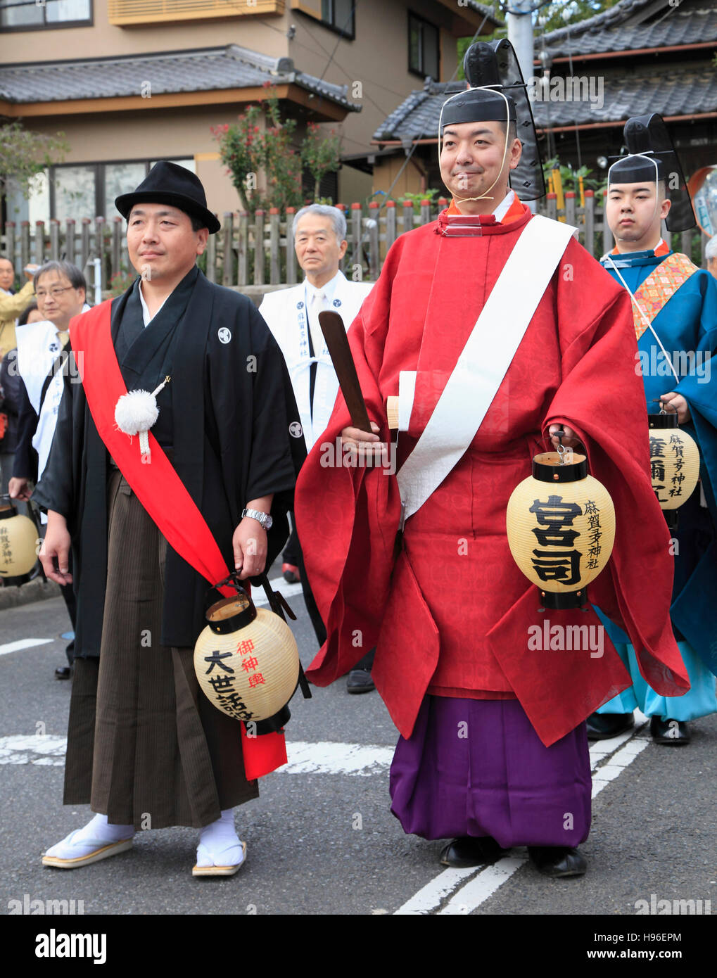 Japan, Sakura City, festival, people, procession Stock Photo - Alamy