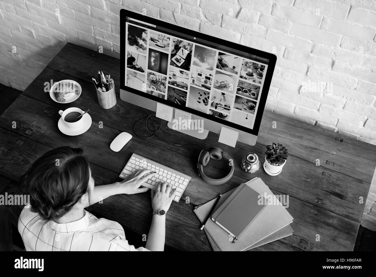 Ideas Creative Occupation Design Studio Computer Working Concept Stock ... Ideas Creative Occupation Design Studio Computer Working Concept Stock ...