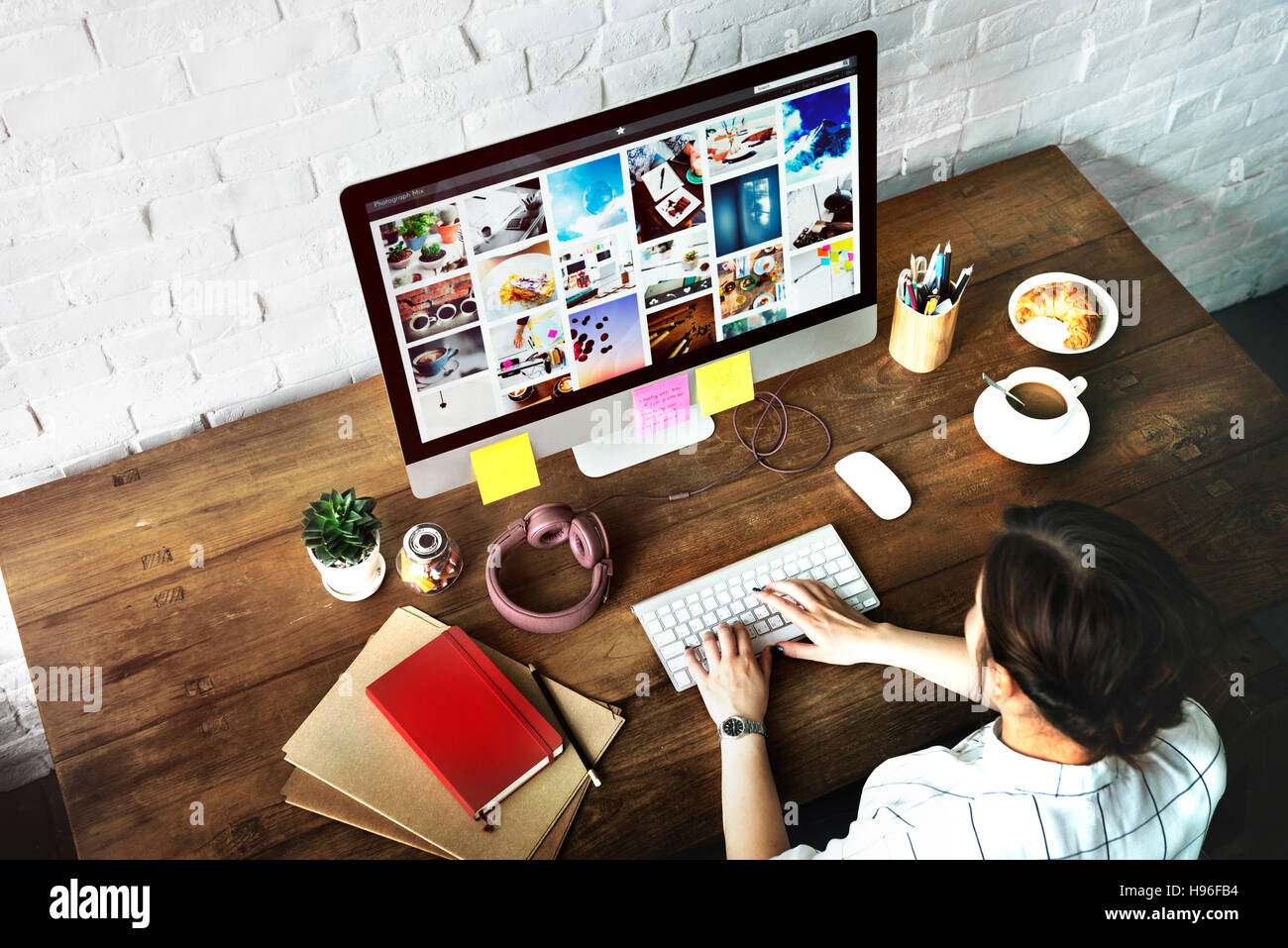 Ideas Creative Occupation Design Studio Computer Working Concept Stock ... Ideas Creative Occupation Design Studio Computer Working Concept Stock ...
