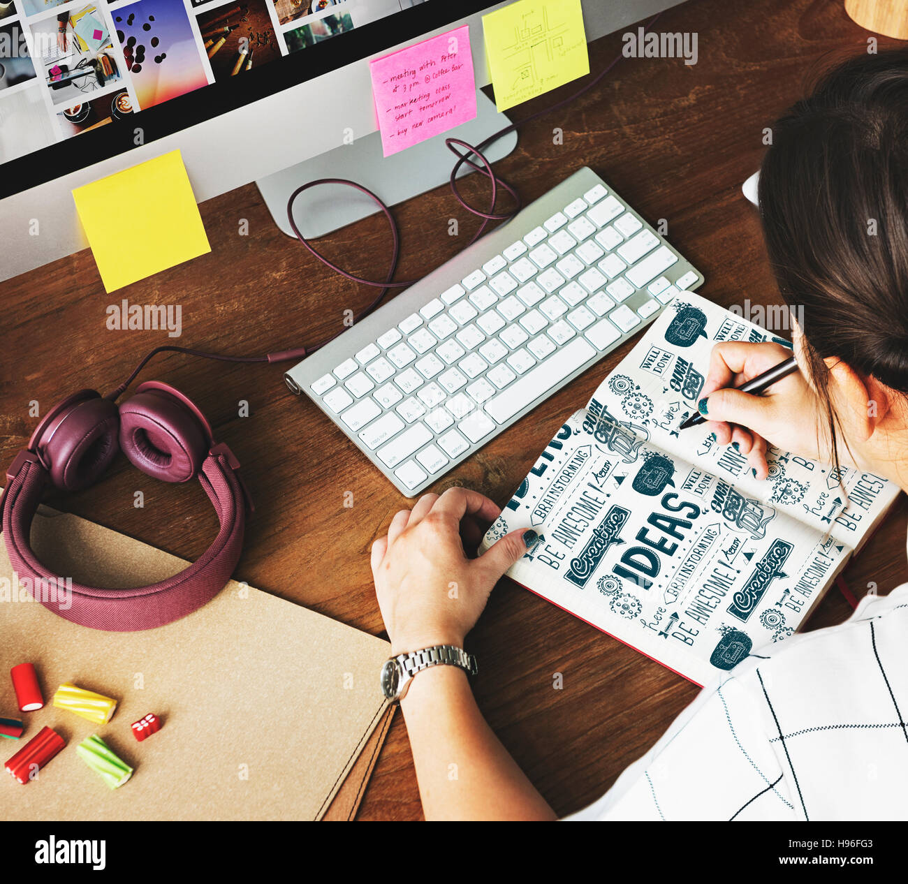 Ideas Inspire Creative Thinking Motivation Concept Stock Photo - Alamy
