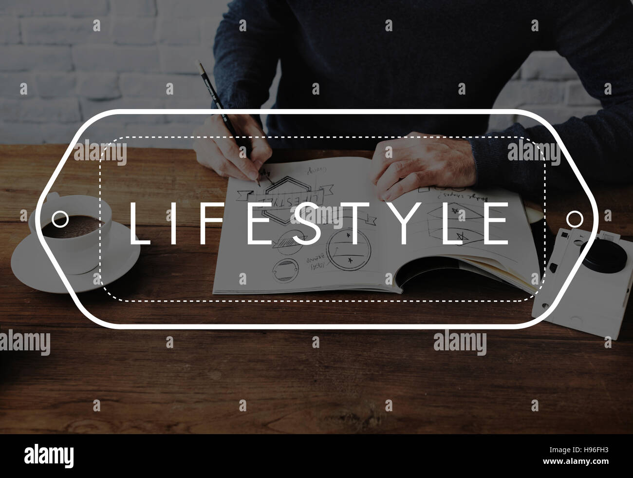 Lifestyle Habits Behavior Style Way of Life Concept Stock Photo - Alamy