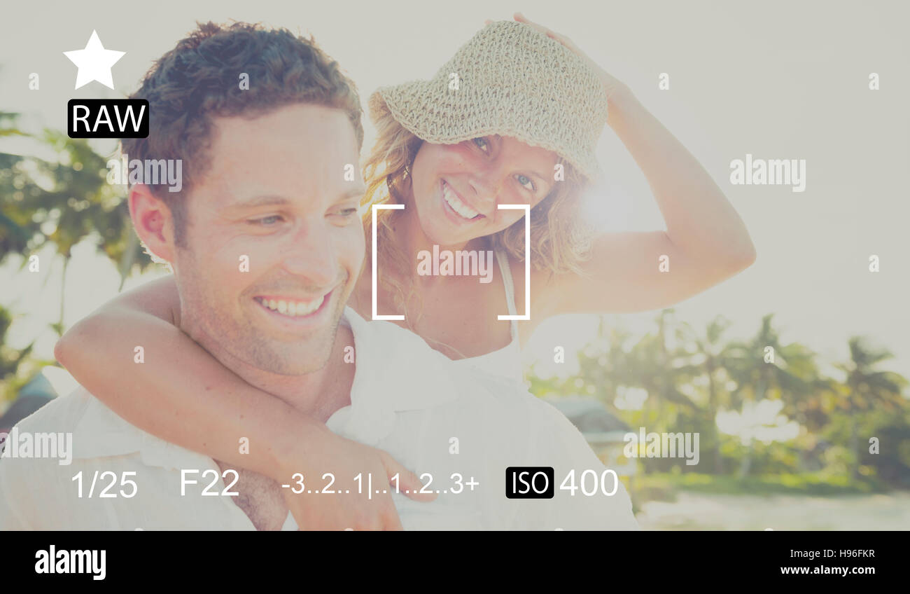 Camera Focus Capture Memories Photography Preview Concept Stock Photo ...