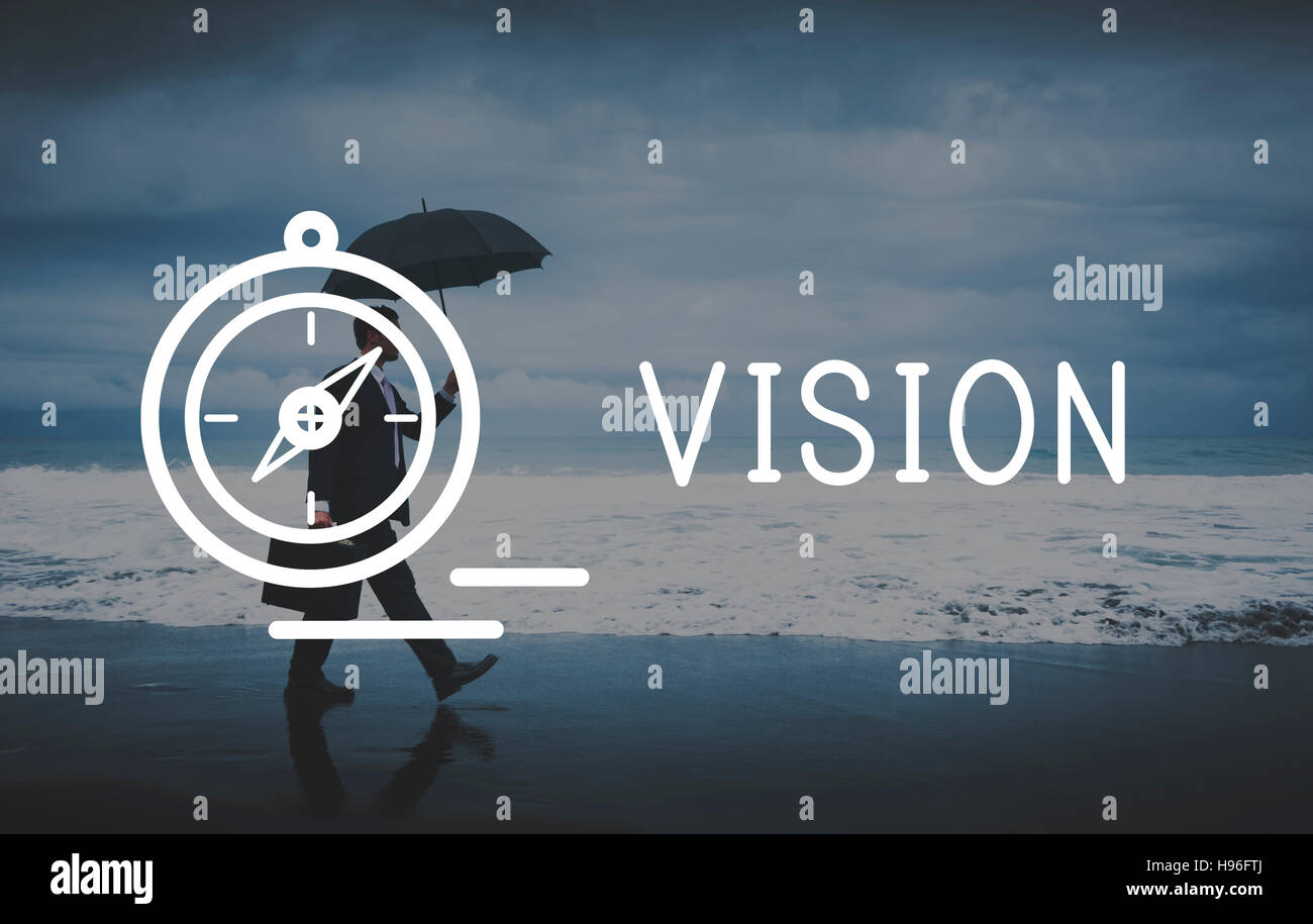 Vision Direction Future Ideas Motivation Target Concept Stock Photo - Alamy