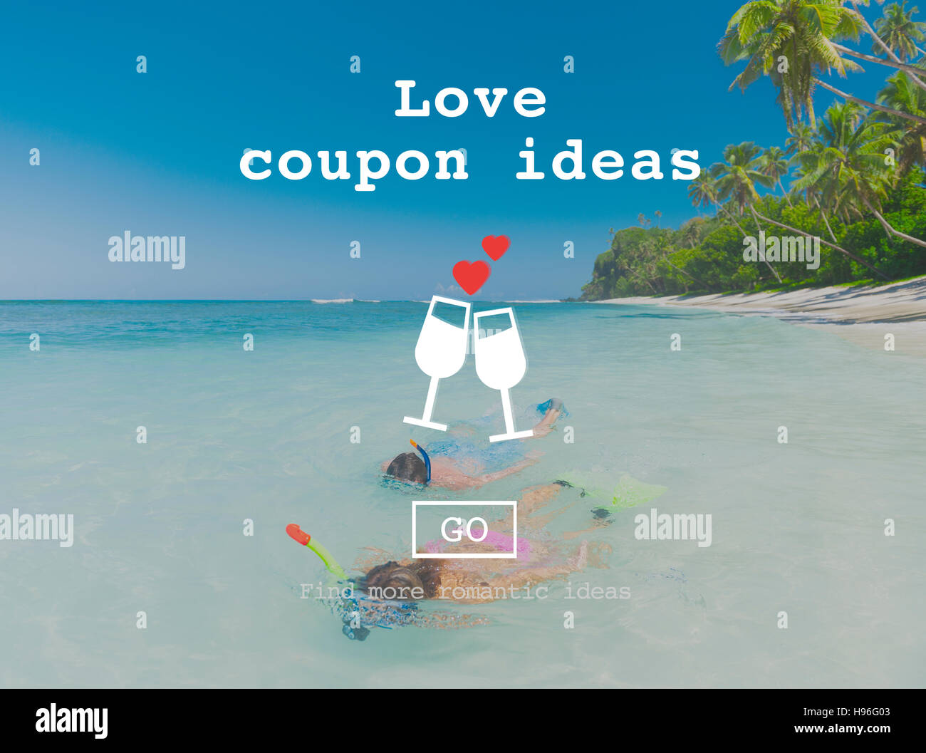 Love Quotes Romance Valentines Website Concept Stock Photo - Alamy