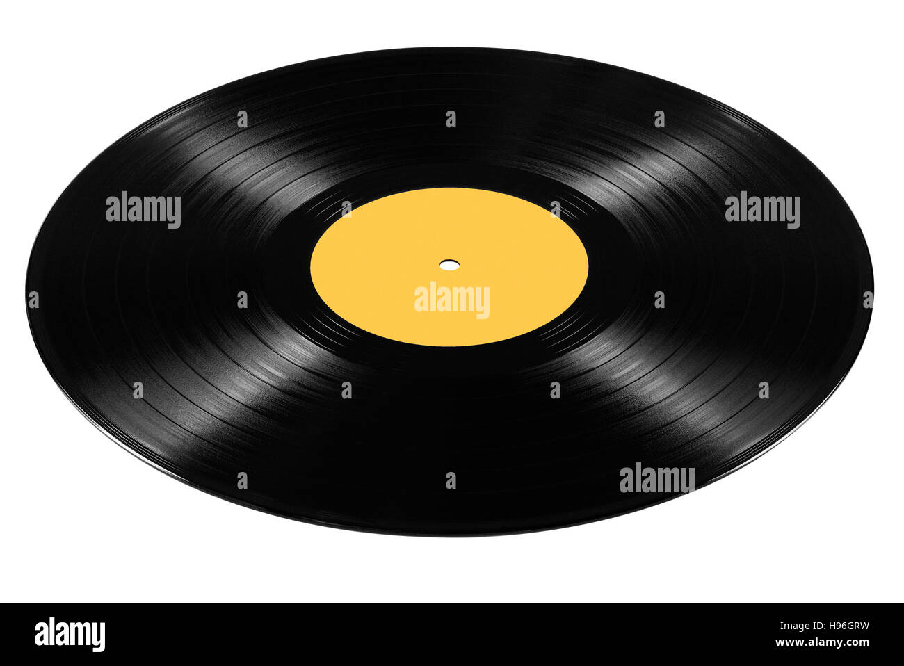 Vinyl record isolated on white background Stock Photo - Alamy