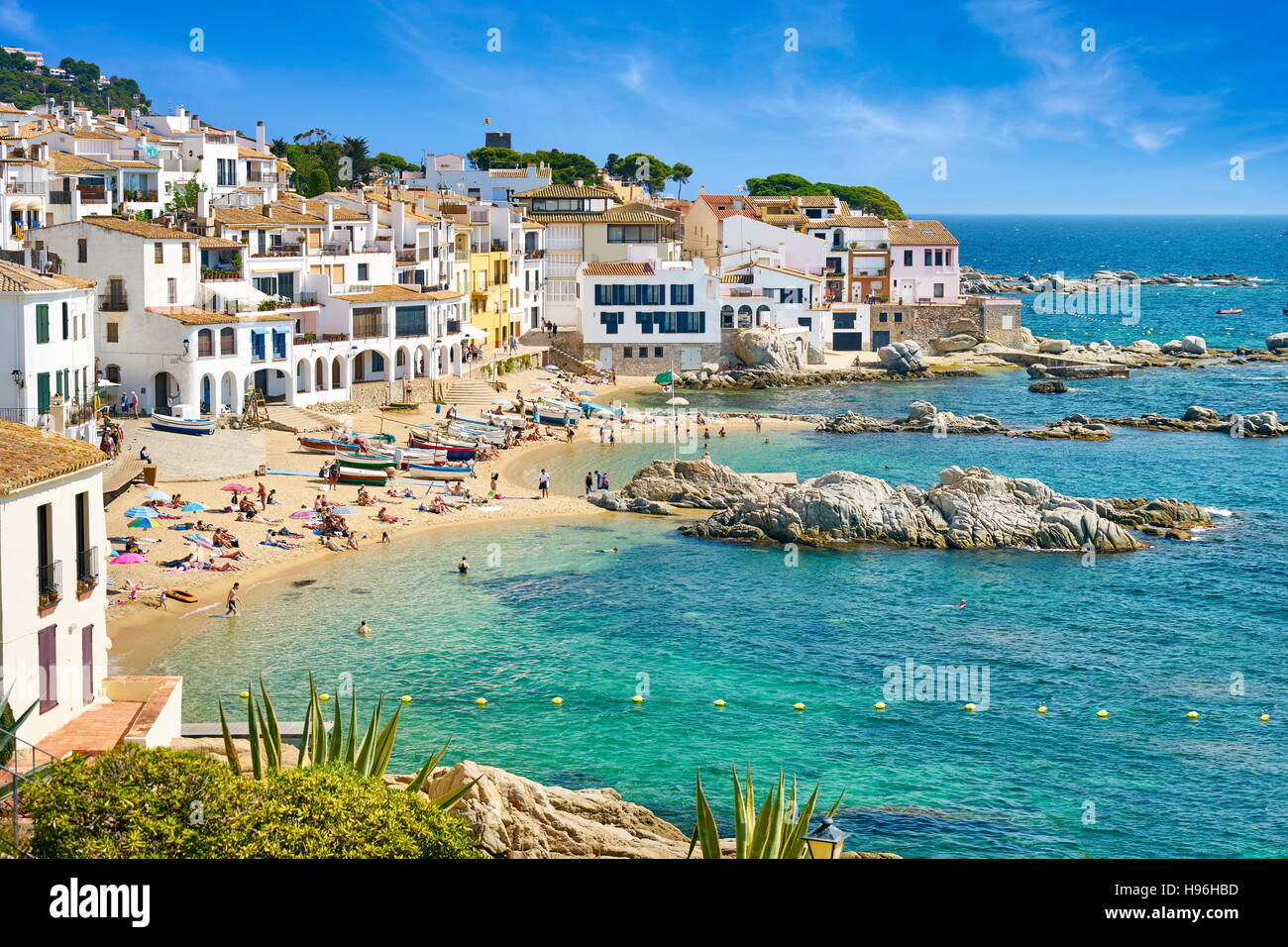 Calella de Palafrugell, Costa Brava Beach, Spain Stock Photo - Alamy