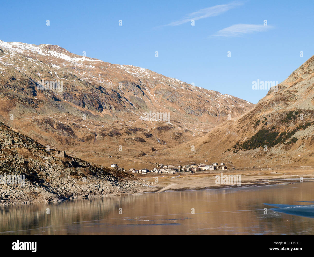 Spluga valley, early winter of the valley pictures of mountains, the ...