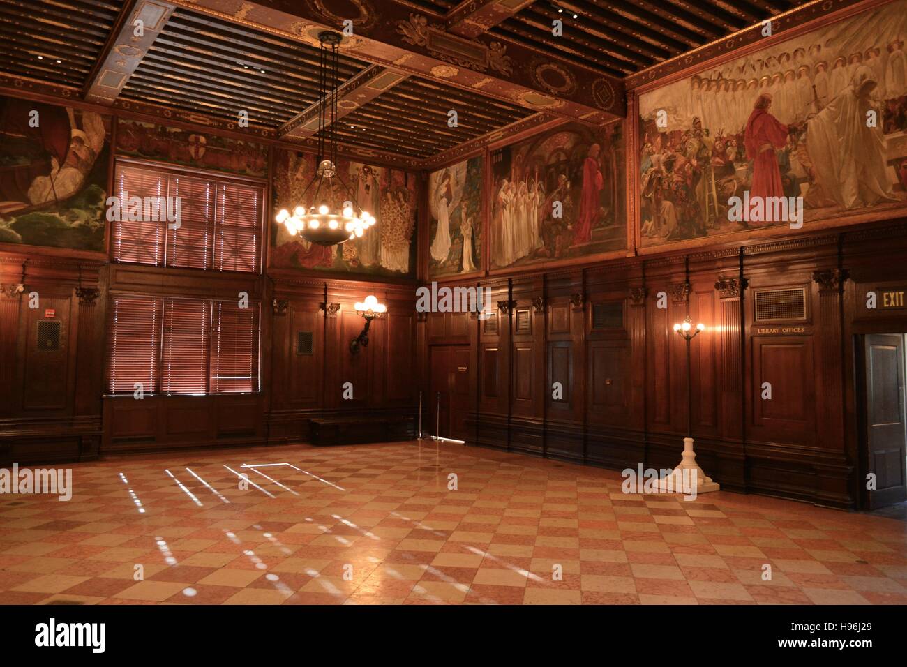 The iconic Beux Arts Classical Boston Public Library in Copley Square ...