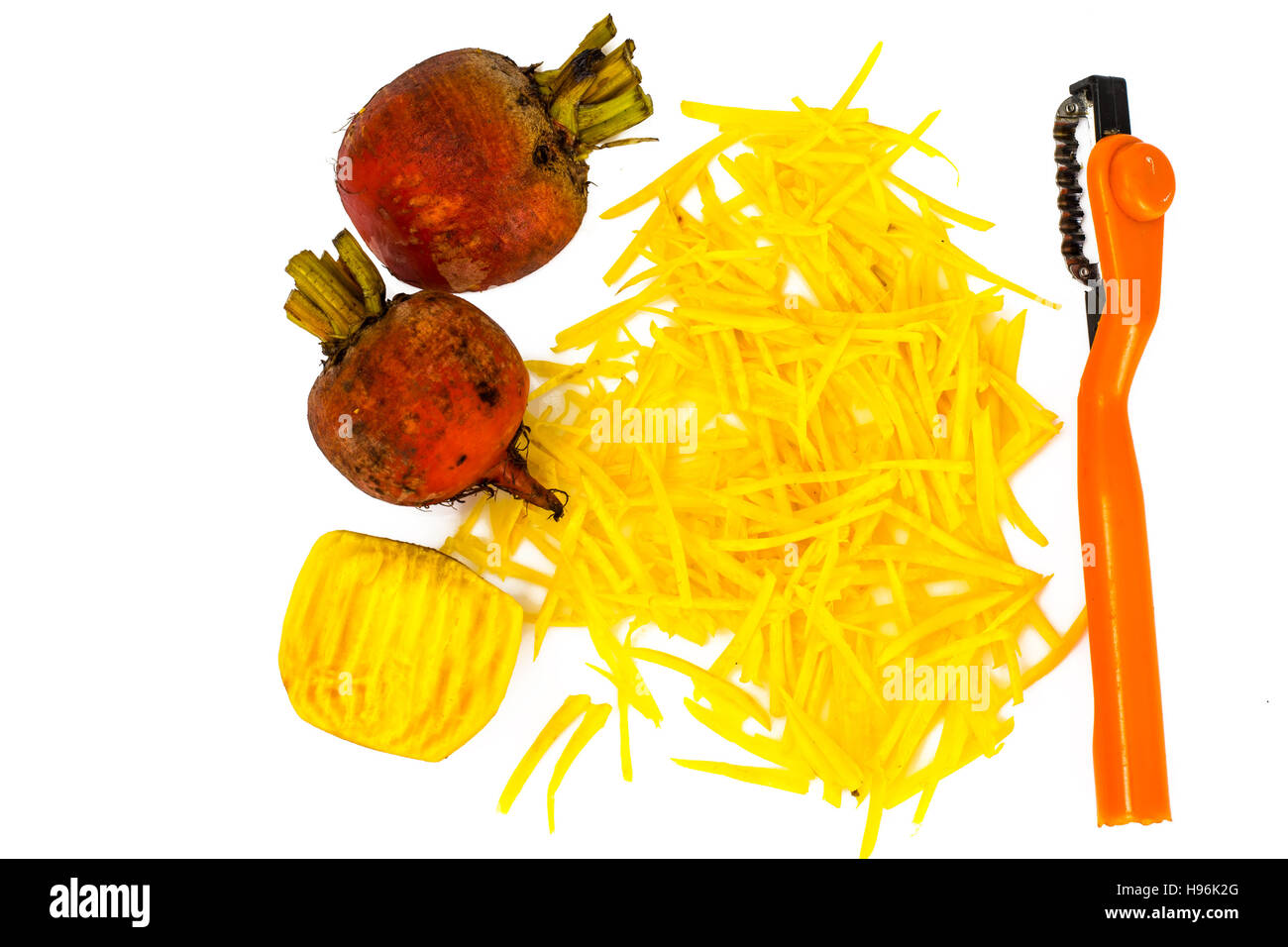 Fresh Raw Orange Beetroot, Beet. Studio Photo Stock Photo - Alamy