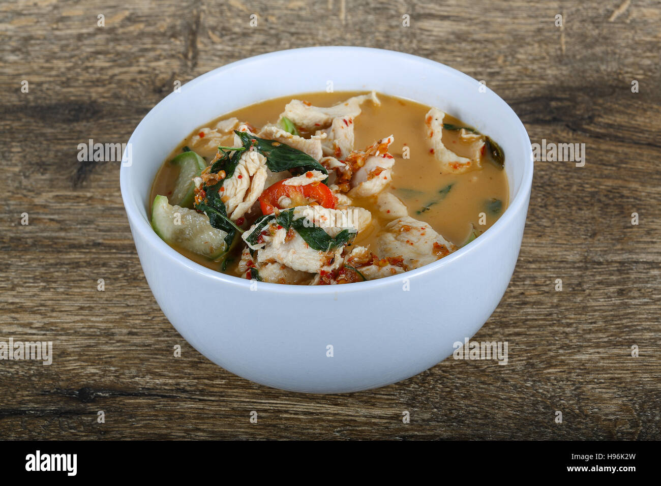 Indian cuisine - Red Curry with spicy herbs Stock Photo - Alamy