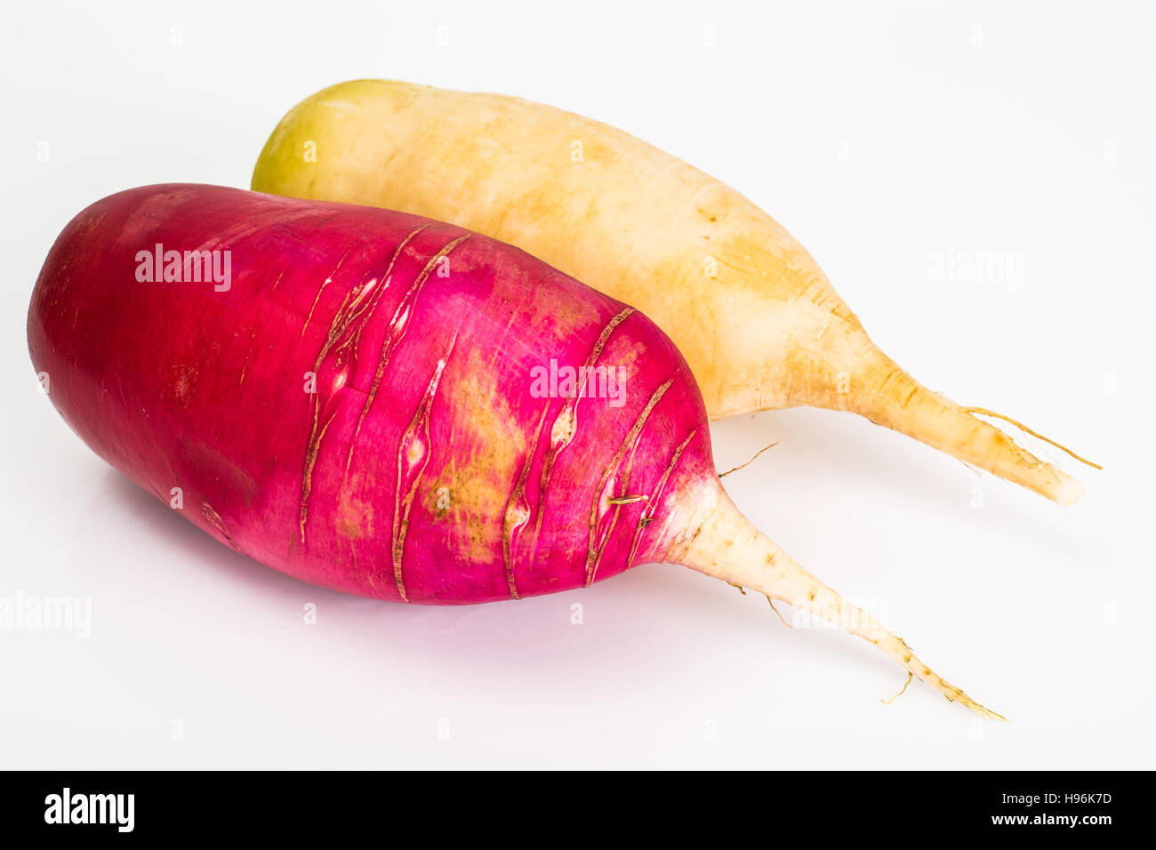 Daikon popular Japanese root vegetable Studio Photo Stock Photo - Alamy