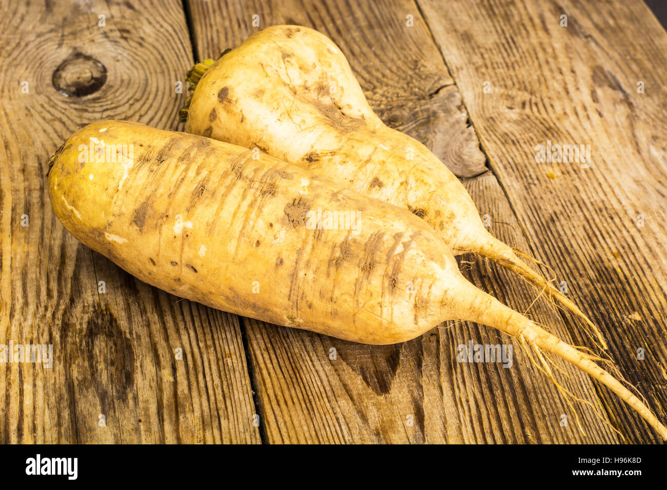 Daikon popular Japanese root vegetable Studio Photo Stock Photo - Alamy