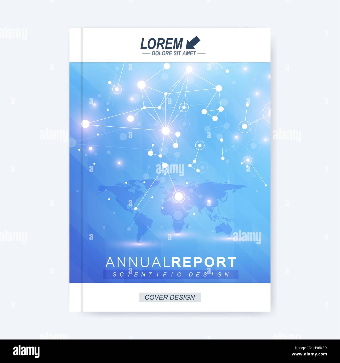 Modern vector template for brochure, leaflet, flyer, cover, magazine or ...