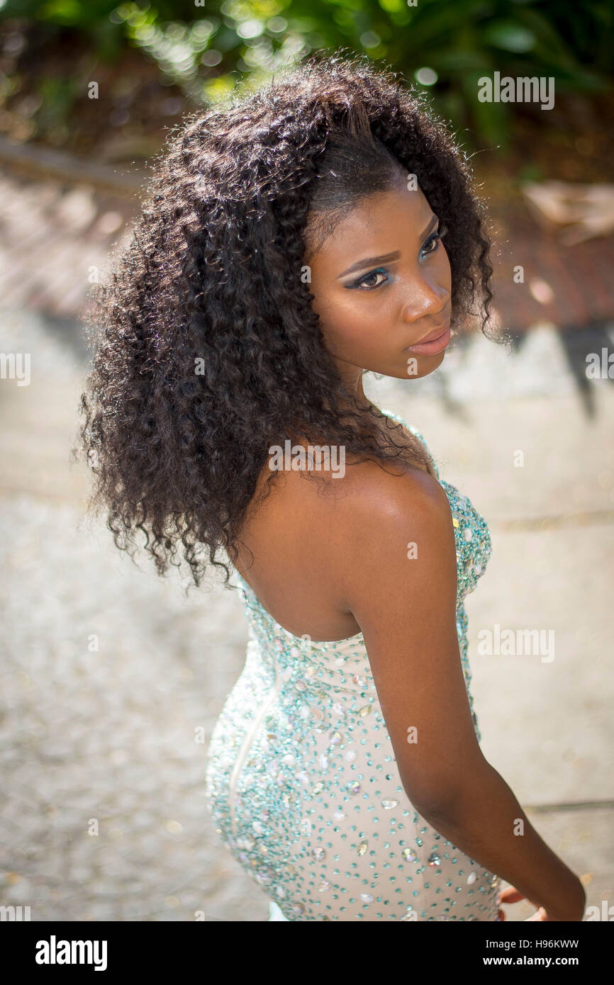 Barbadian model hi-res stock photography and images - Alamy