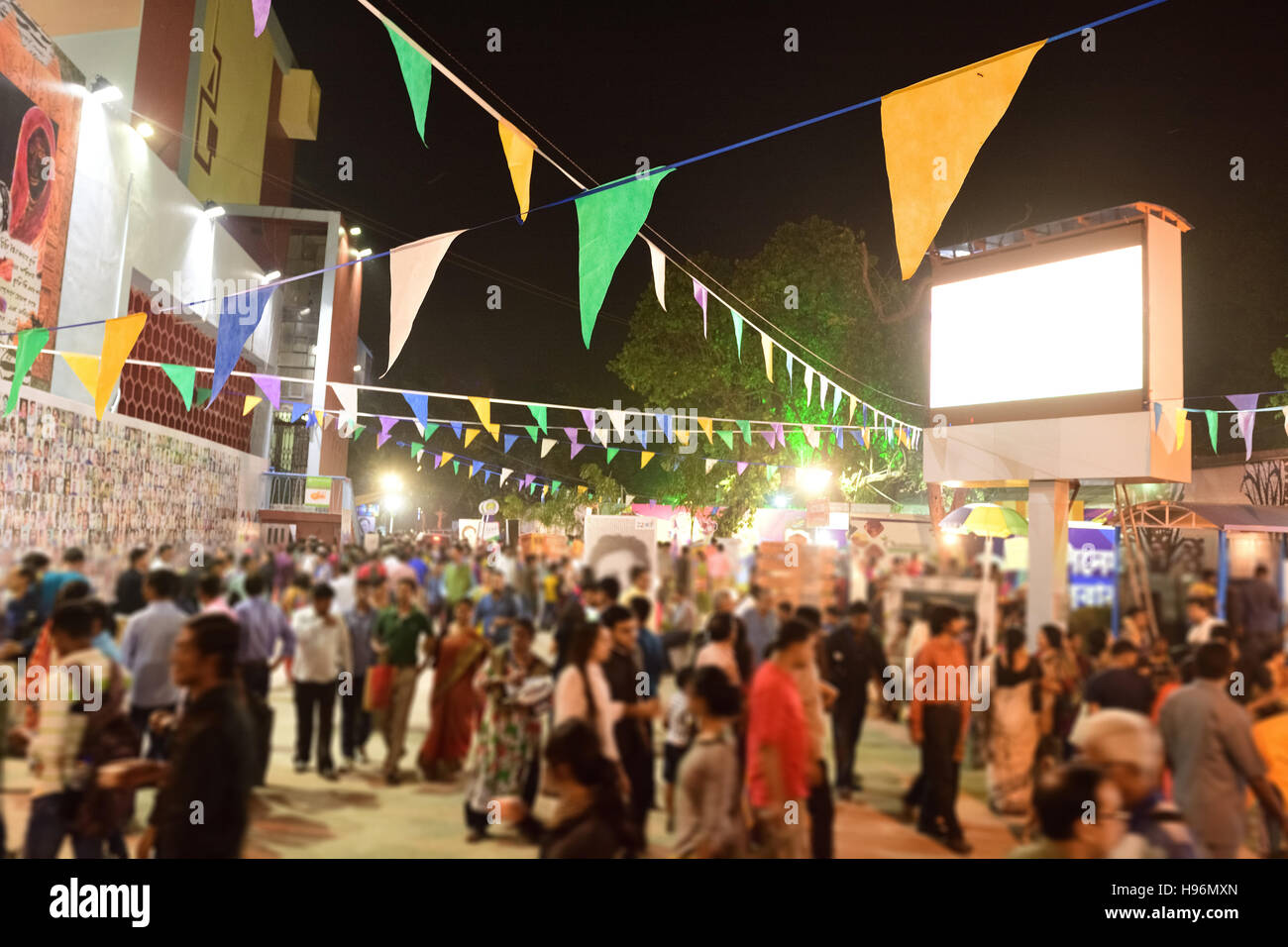 Crowds is walking in a social festival Stock Photo - Alamy