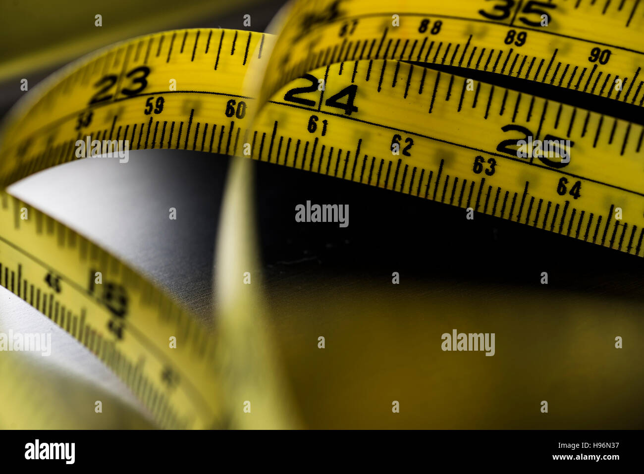 Close-up of tape measure Stock Photo - Alamy
