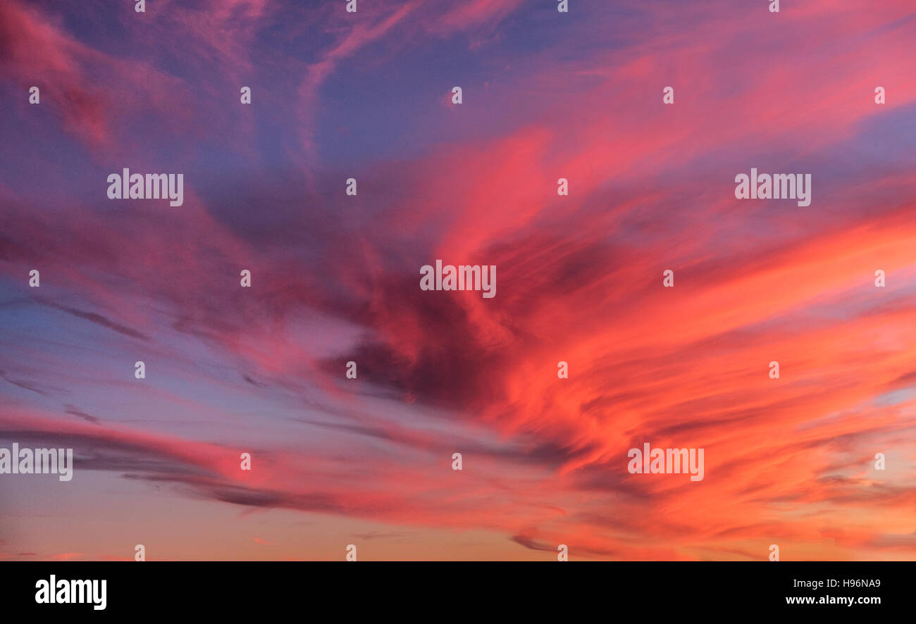 Multi colored dramatic sky Stock Photo - Alamy