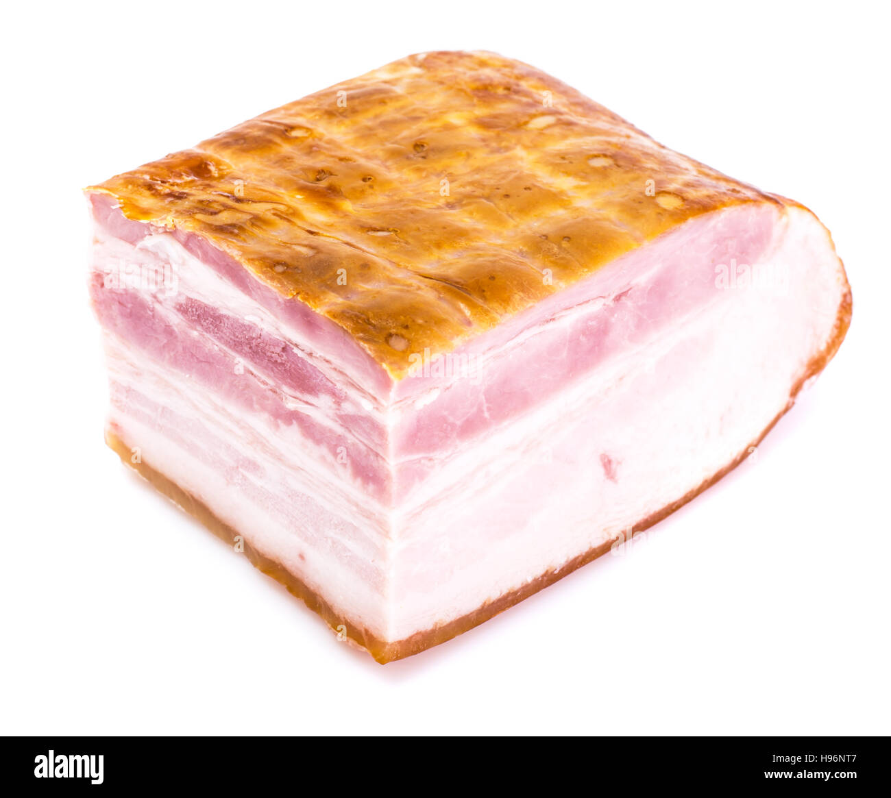 Meat product-smoked bacon. Studio Photo Stock Photo - Alamy