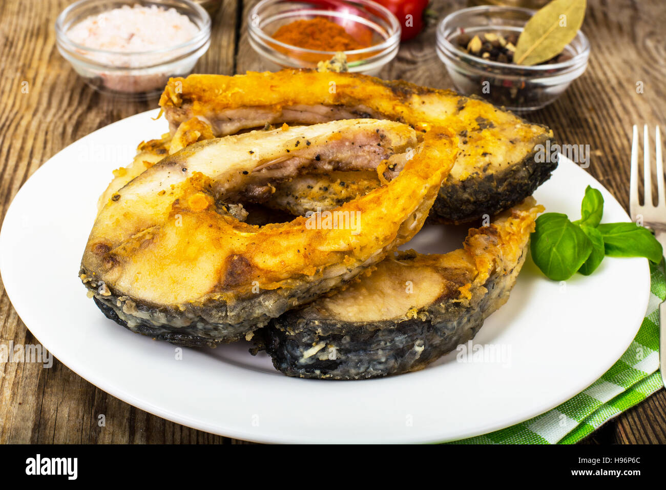 Cod steaks on white hi-res stock photography and images - Alamy