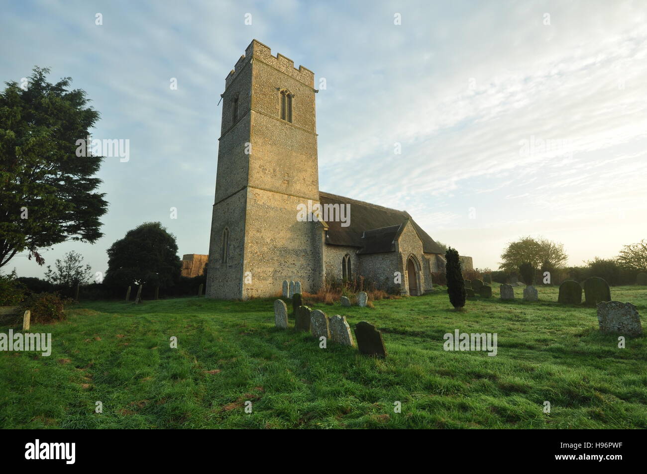 All Saints church Lessingham Norfolk England UK Stock Photo - Alamy