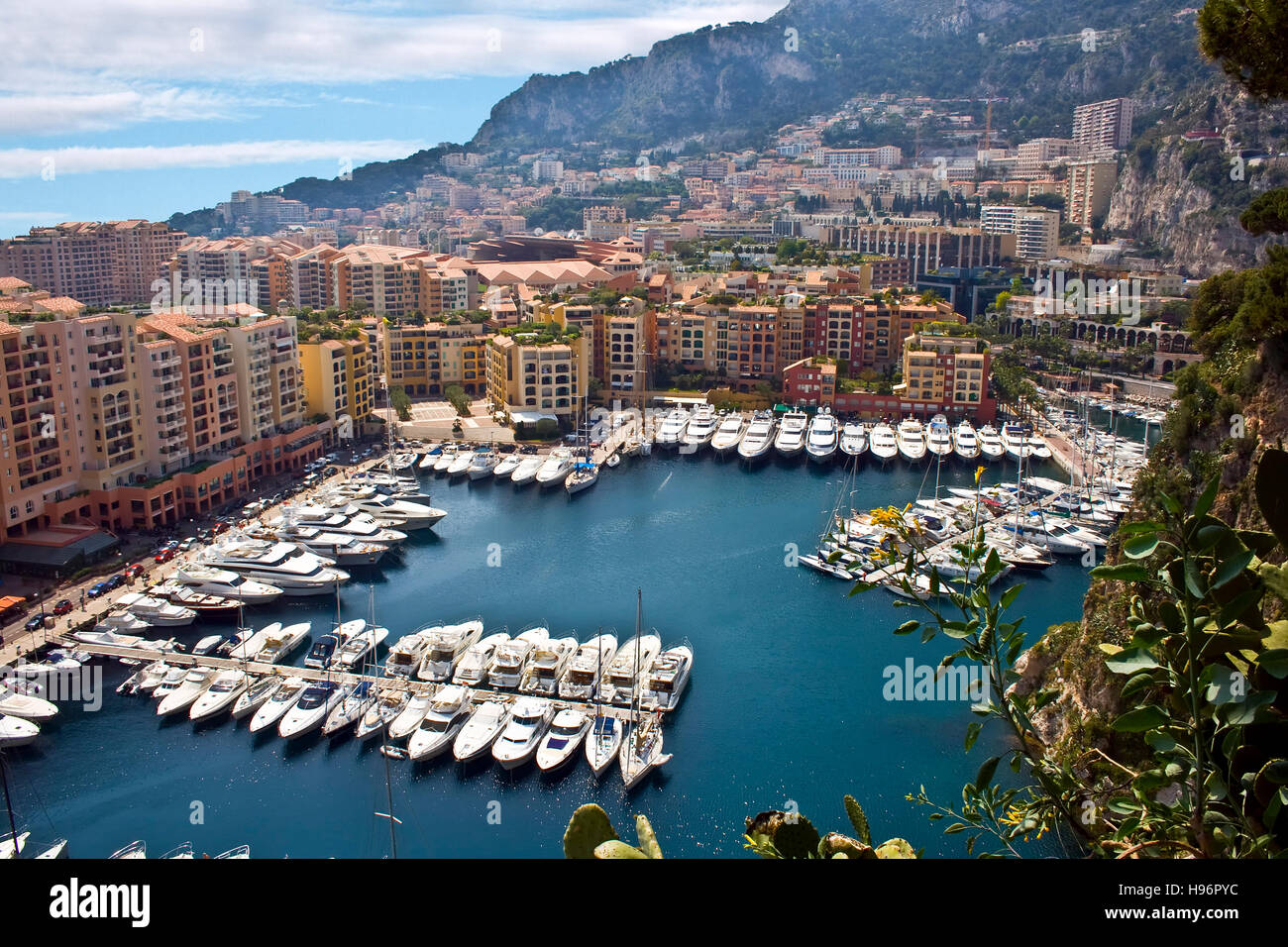 Luxury bay in Monte Carlo, Principality of Monaco, Europe Stock Photo ...