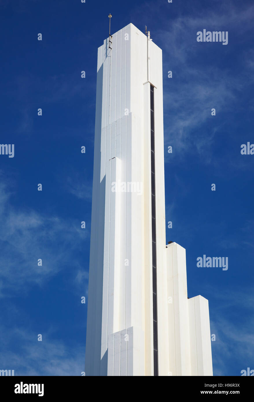 Tower in Punta del Hidalgo, Tenerife, Spain Stock Photo - Alamy