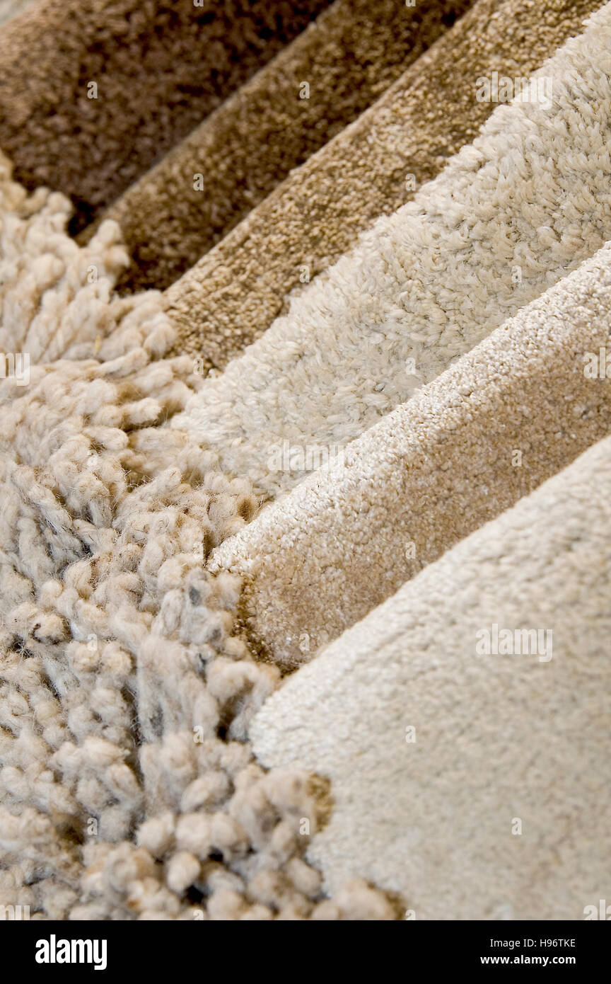 Samples of color of a carpet Stock Photo - Alamy