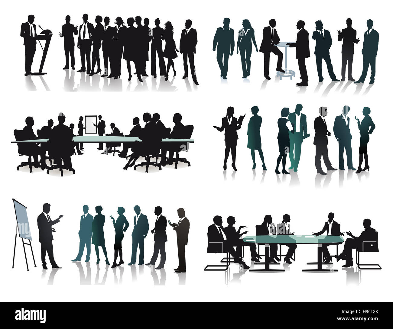Teaching groups Cut Out Stock Images & Pictures - Alamy