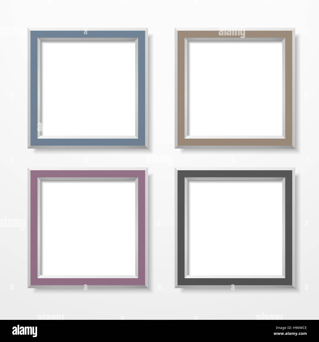 Four square frames hi-res stock photography and images - Alamy