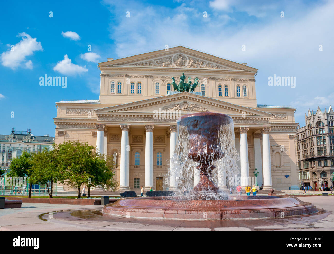 The Bolshoi Theatre is a historic theatre in Moscow, Russia, designed ...