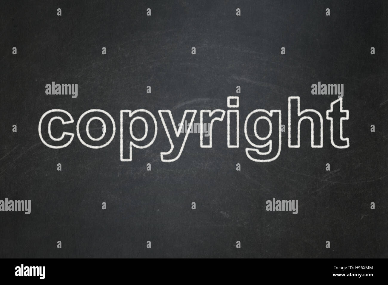 Law concept: Copyright on chalkboard background Stock Photo - Alamy