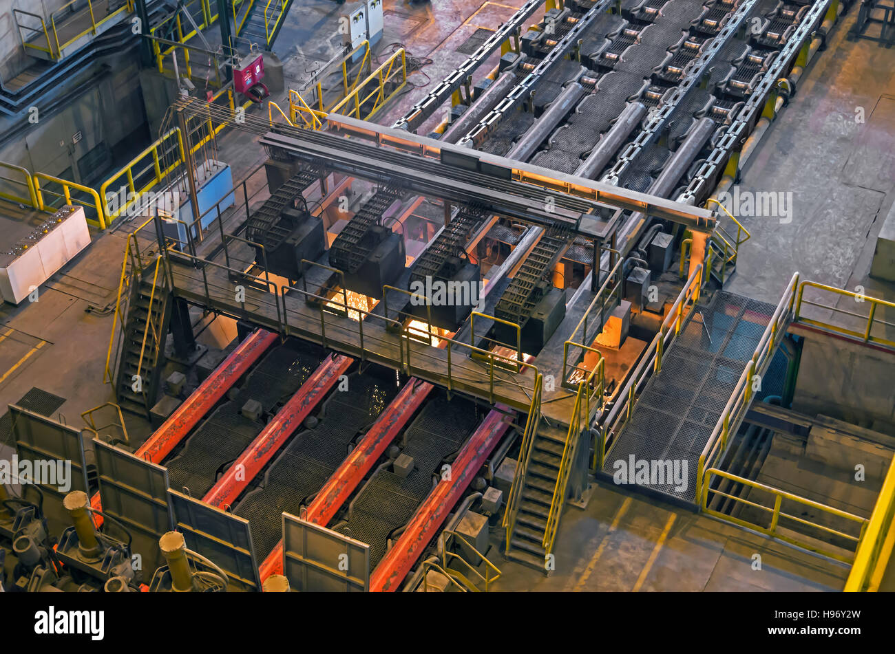 Continuous casting machine hi-res stock photography and images - Alamy