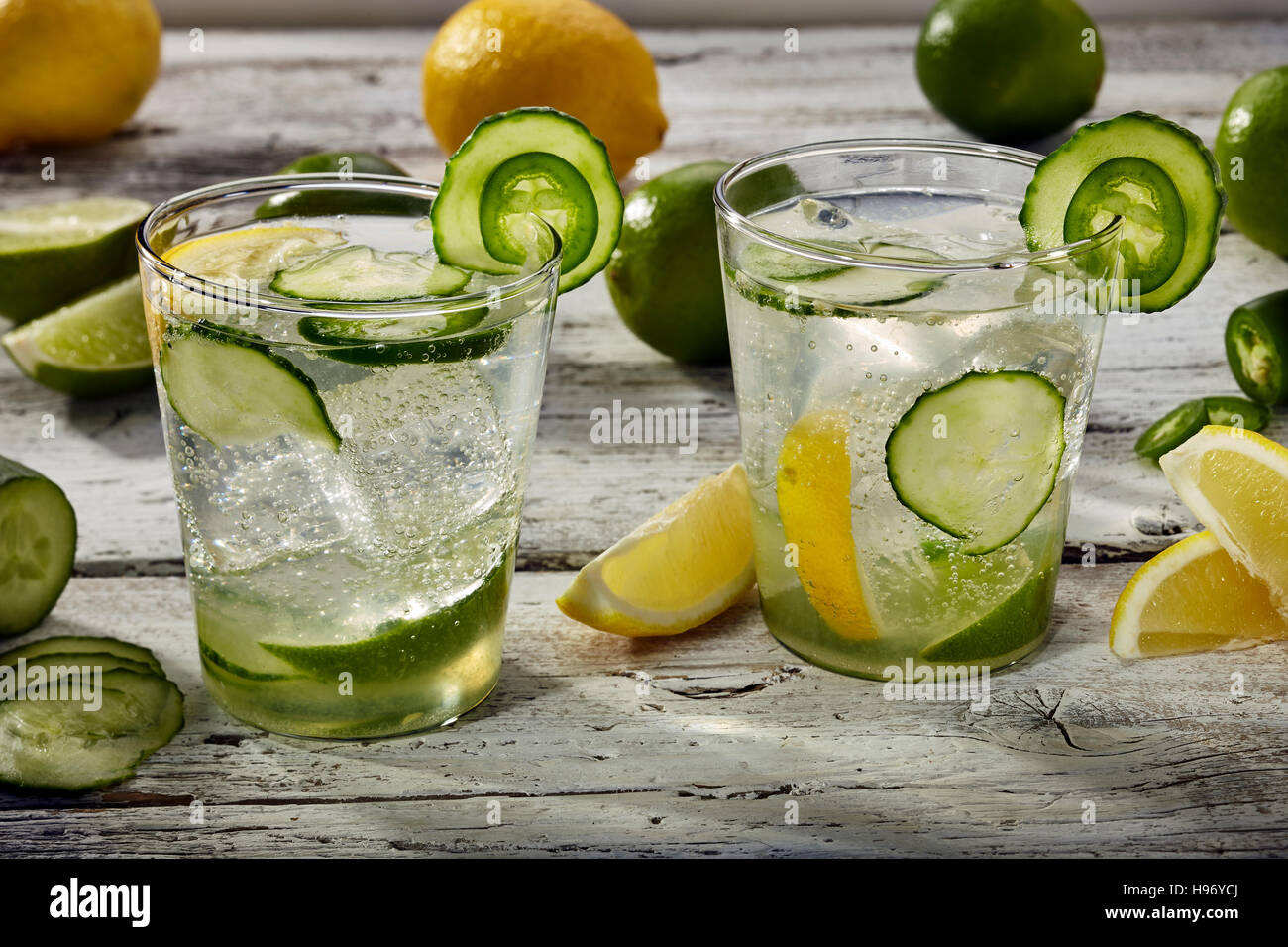 Cucumber drinks hi-res stock photography and images - Alamy