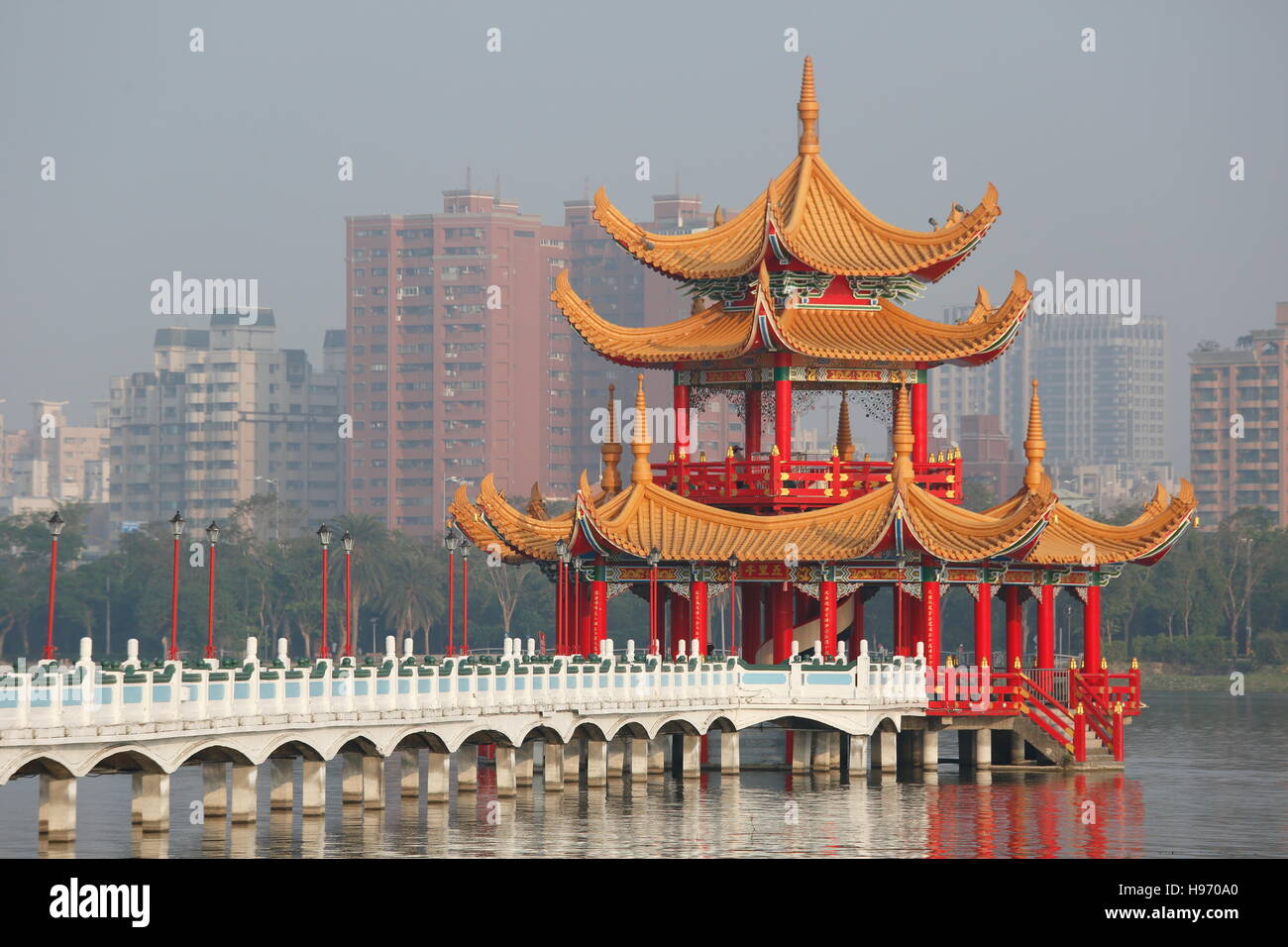 Chinese style pavilion Stock Photo - Alamy