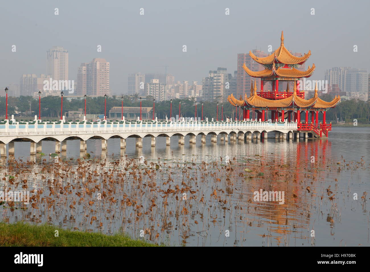 Chinese style pavilion Stock Photo - Alamy