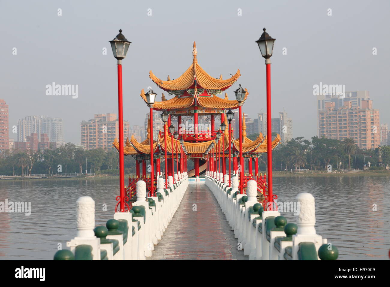 Chinese style pavilion Stock Photo - Alamy