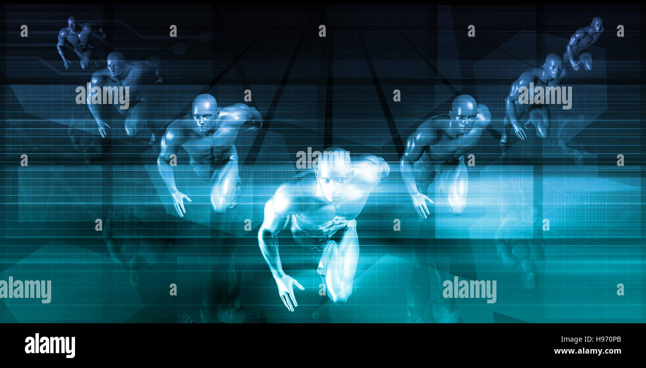 Efficient Teamwork as a Business Concept Background Stock Photo - Alamy