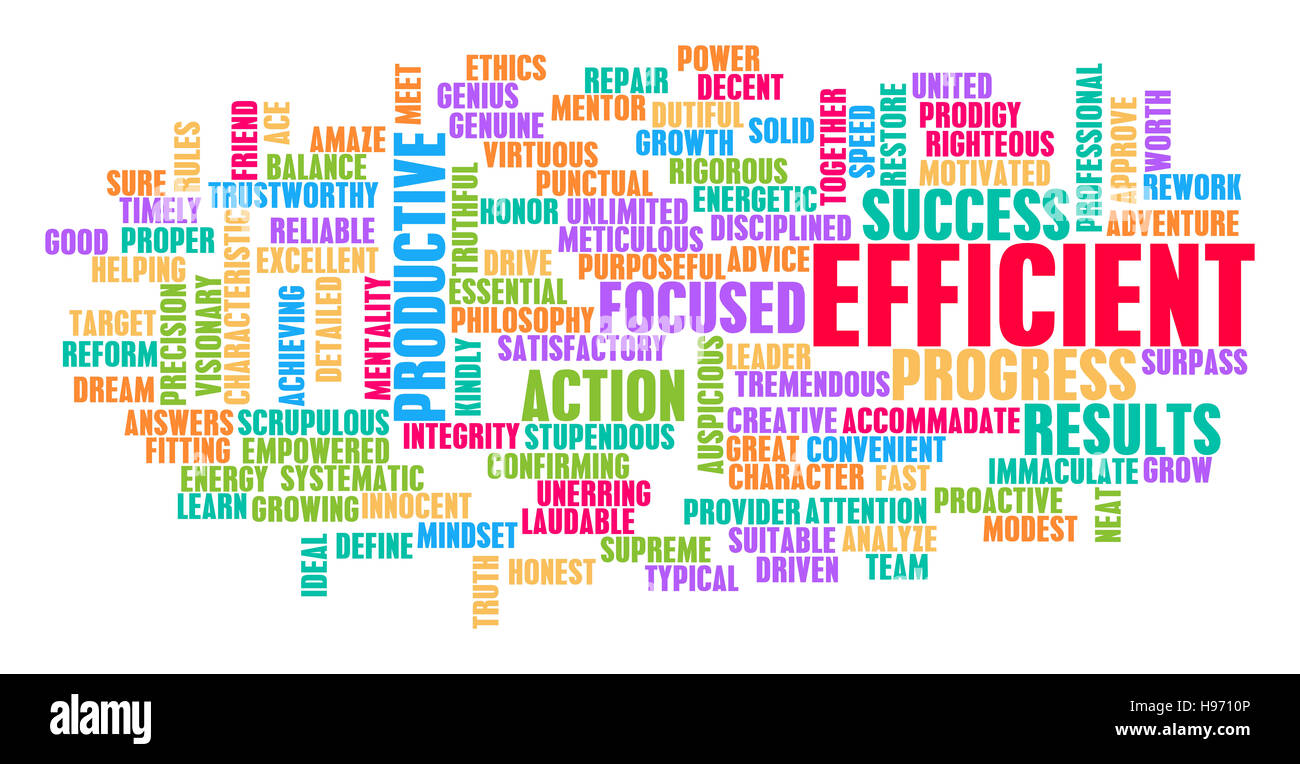 Efficient red text on hi-res stock photography and images - Alamy