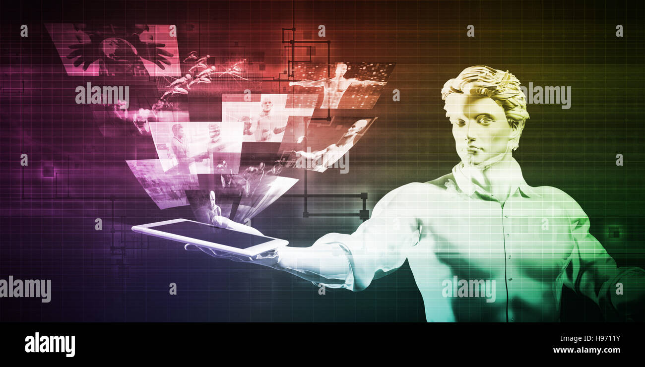 Cloud Solutions Abstract Background as a Concept Stock Photo - Alamy