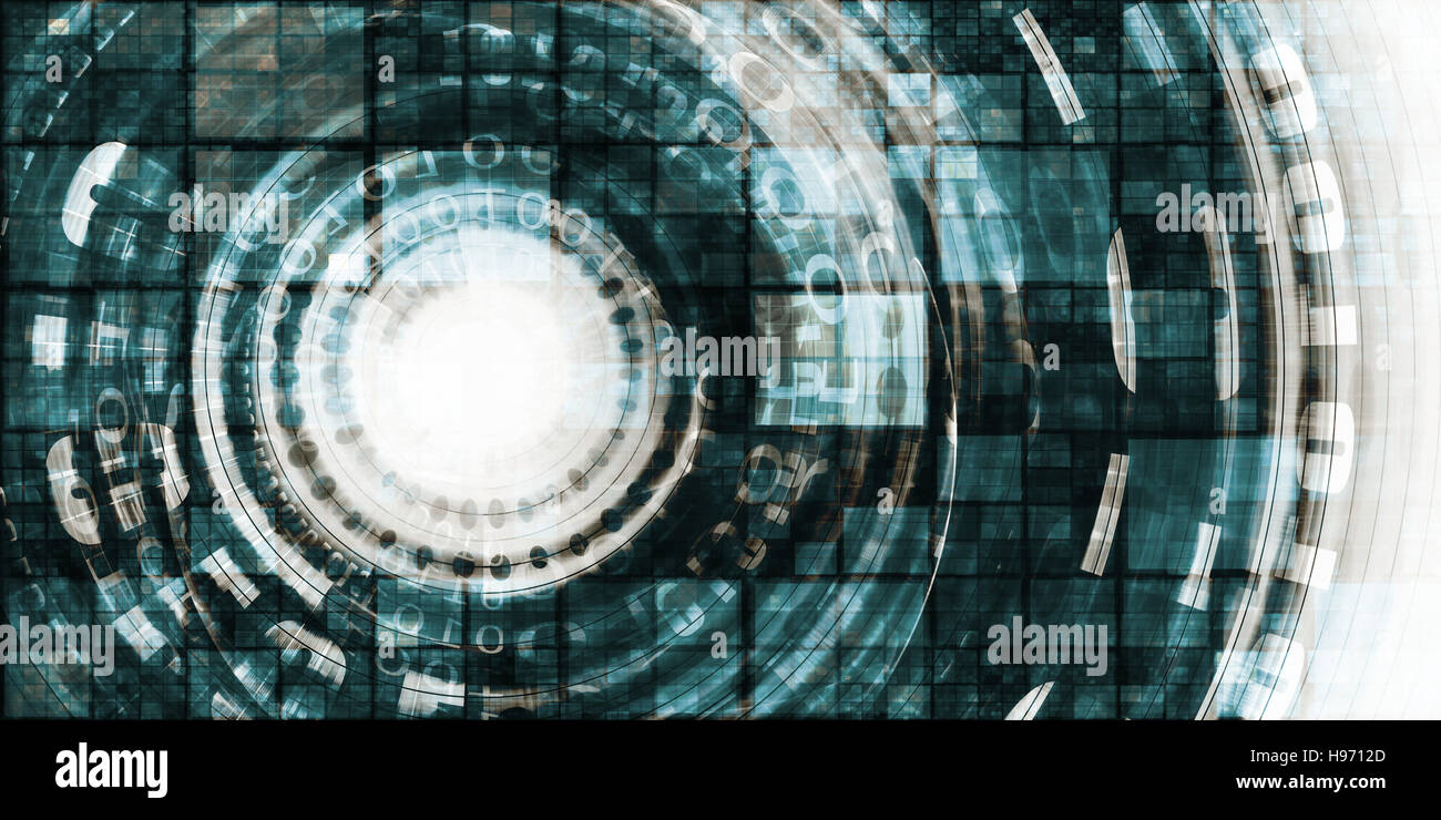 Technology Industry and Business Data Management Concept Stock Photo ...