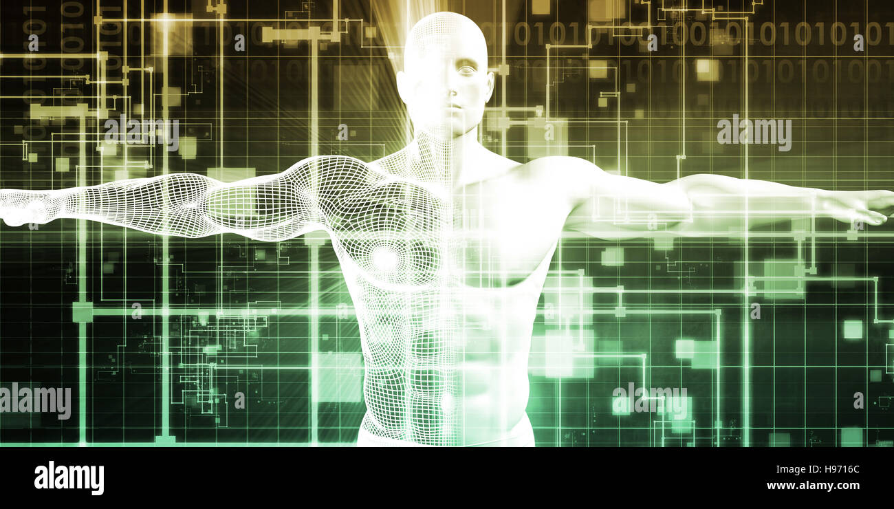 Concept for New Technology Corporate Business Development Art Stock ...