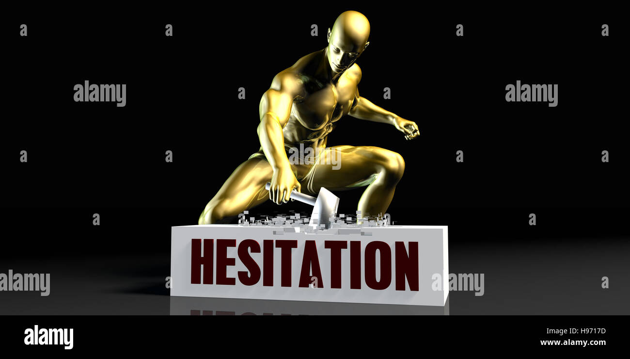 Hesitation illustration hi-res stock photography and images - Alamy