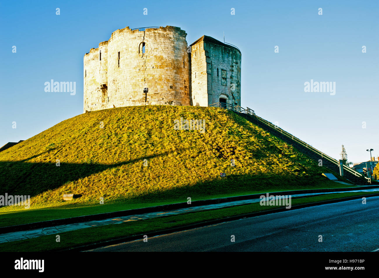 Clifford Tower, York Stock Photo - Alamy