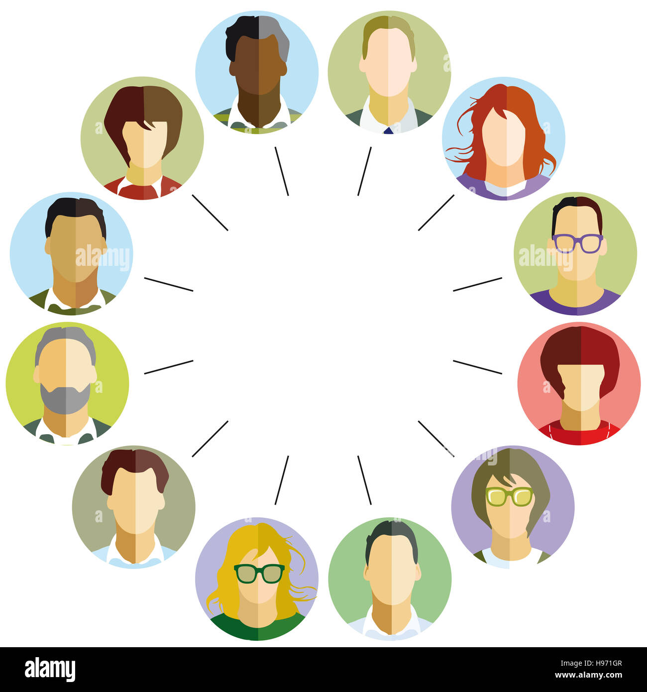 Community office Cut Out Stock Images & Pictures - Alamy