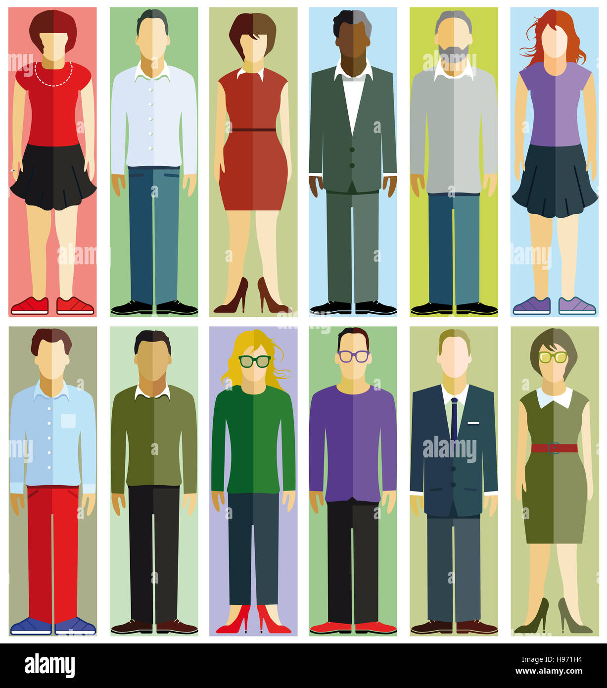 12 people hi-res stock photography and images - Alamy