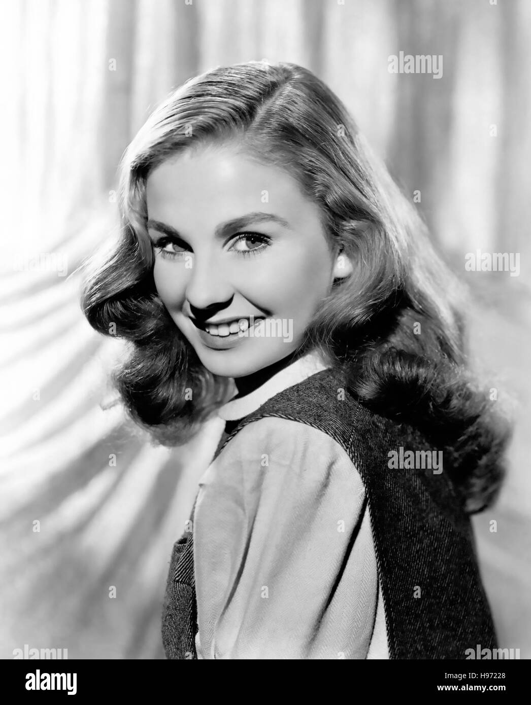 Actress jean simmons Black and White Stock Photos & Images - Alamy