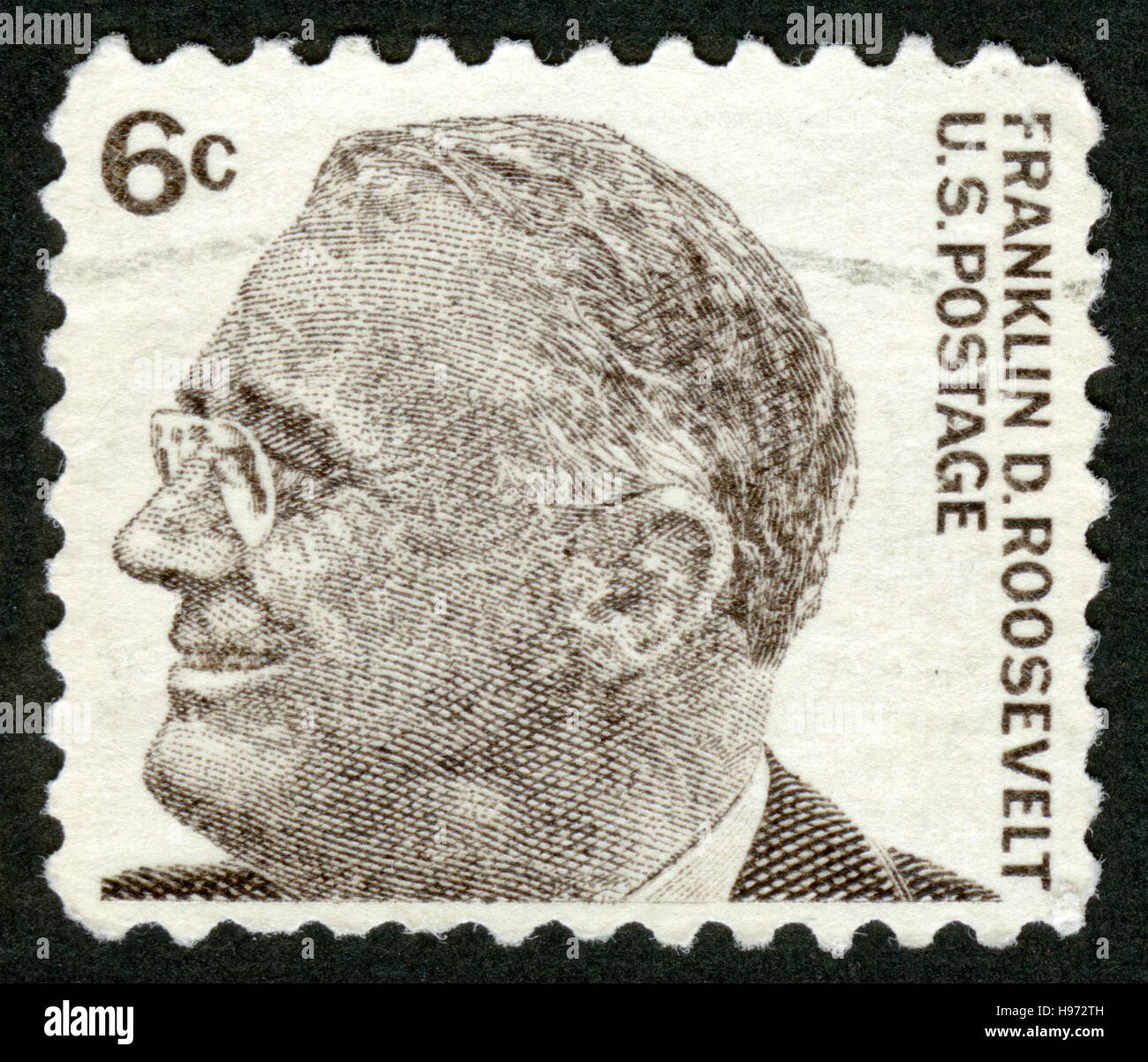 Usa stamp roosevelt president hi-res stock photography and images - Alamy