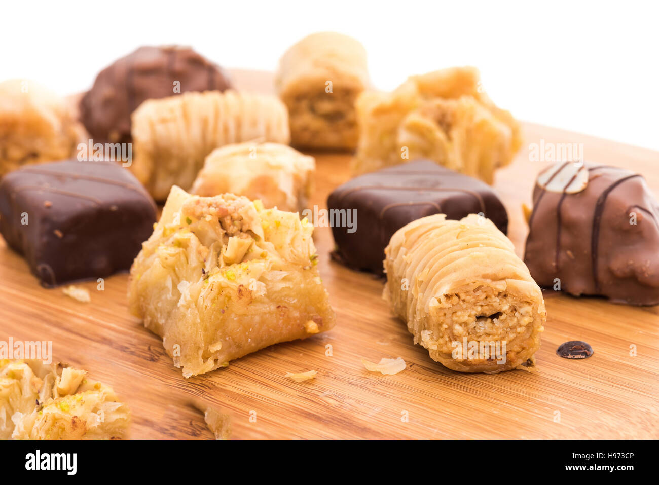Turkish sweet food selection Stock Photo - Alamy